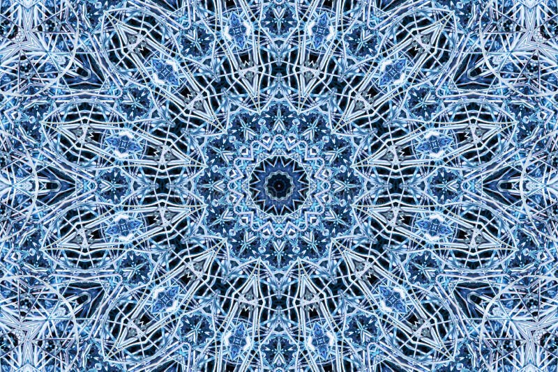 Kaleidoscope Seamless Geometric Pattern. Modern Abstract Elements ...