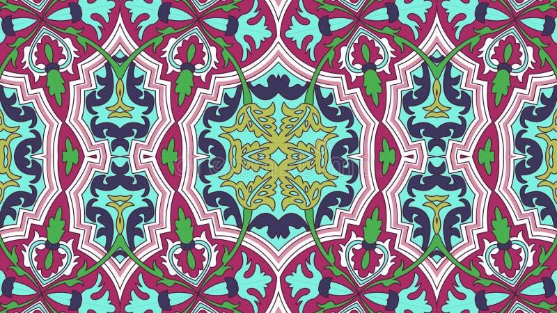 Kaleidoscope Seamless Loop Sequence Mandala Patterns Abstract ...