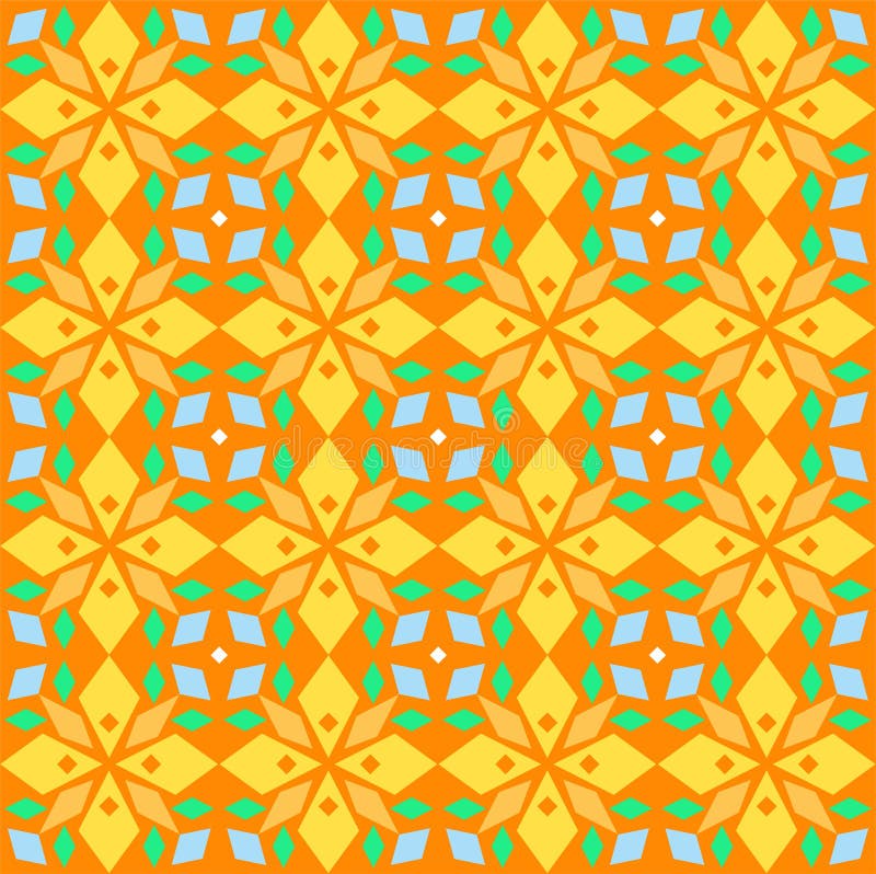 Kaleidoscope, Seamless Pattern, Geometric, Yellow, Vec. Tor Stock ... Kaleidoscope, Seamless Pattern, Geometric, Yellow, Vec. Tor Stock ...