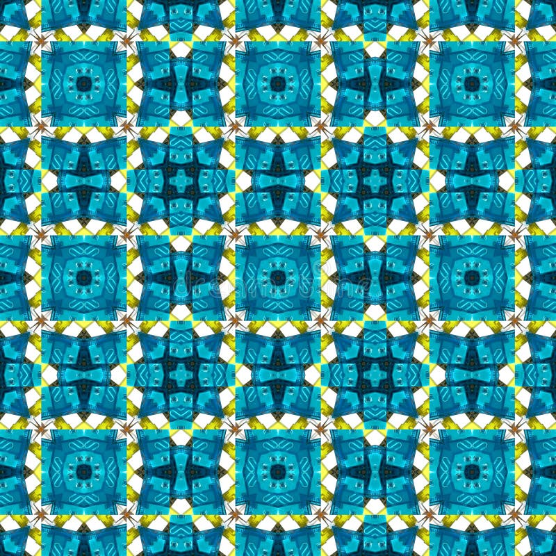 Kaleidoscope Seamless Patterns Abstract Background. Magic Mandala Stock ...