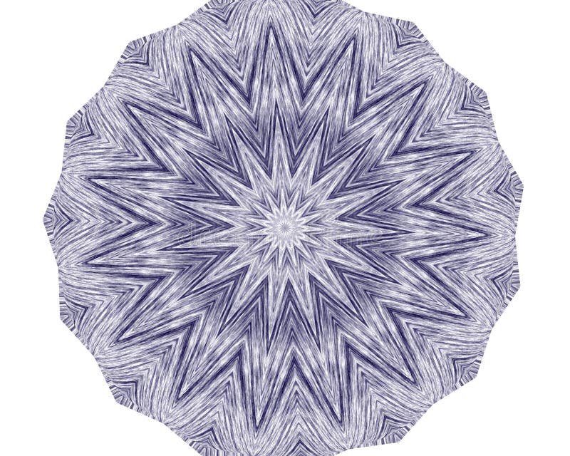 A Kaleidoscope of Unique Patterns on a Blue Background. Stock ...