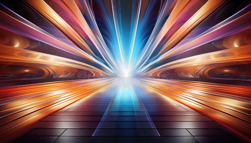 Kaleidoscopic Light Spectacle on White Surface a Vibrant and Intricate ...