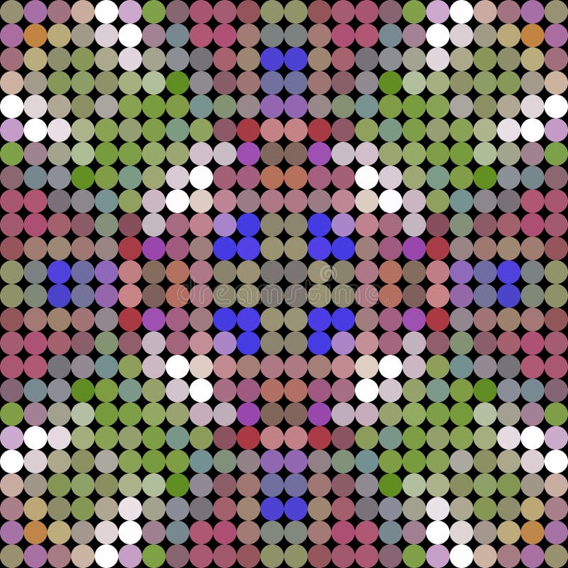 Kaleidoscopic Low Poly Circle Style Vector Mosaic Stock Vector ...