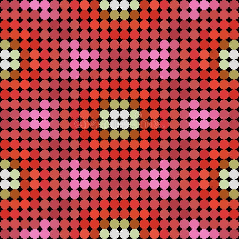 Kaleidoscopic Low Poly Circle Style Vector Mosaic Stock Vector ...