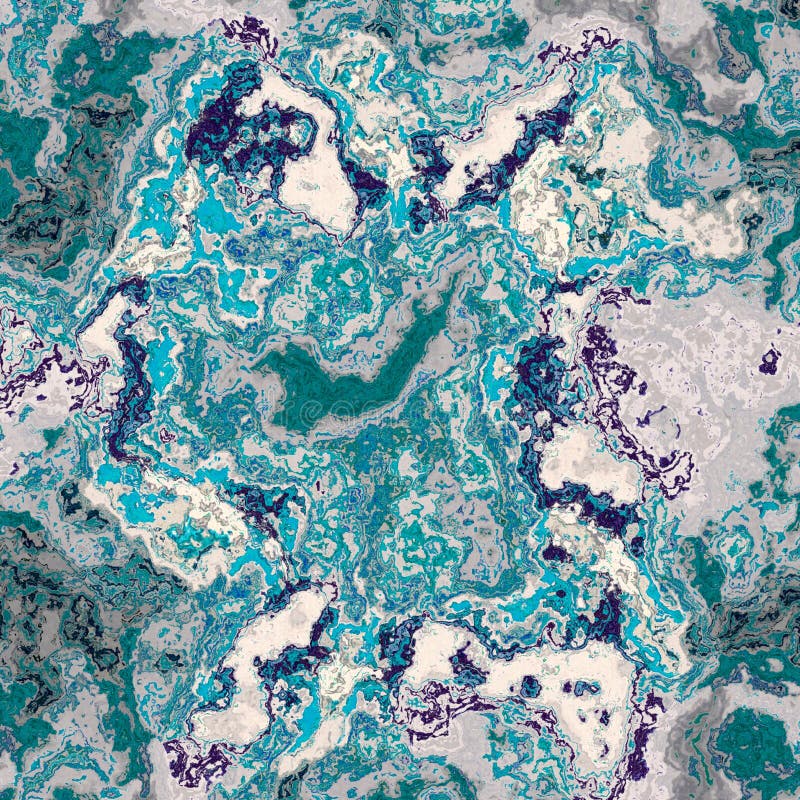 Turquoise Marble Texture for Print Stock Illustration - Illustration of ...
