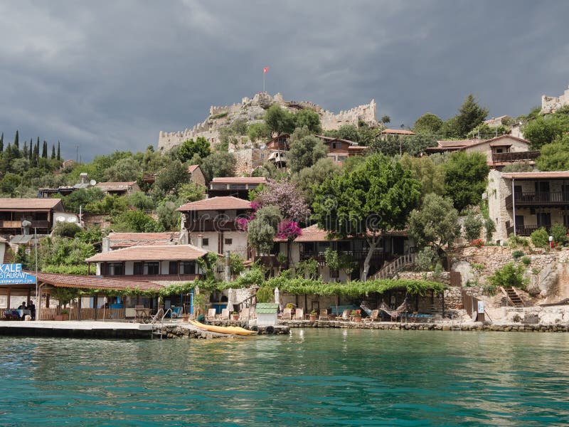 Kalekoy Turkey editorial photography. Image of history - 54798567