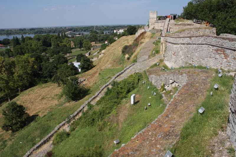 Kalemegdan Fort in Belgrade, Serbia Stock Image - Image of country ...