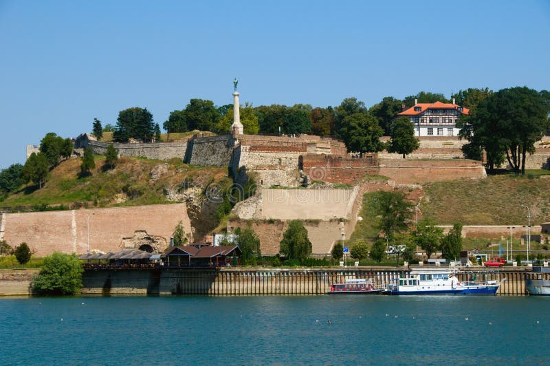 Kalemegdan fortress stock image. Image of castle, nature - 13103547