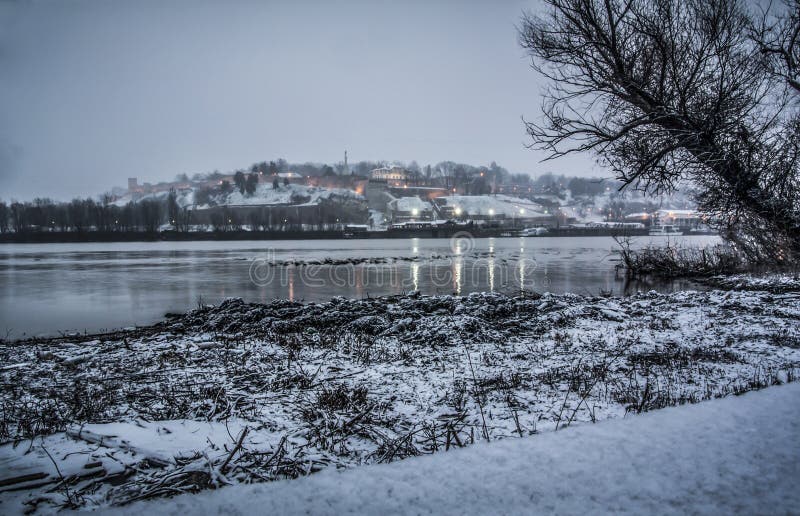 Kalemegdan in Winter stock image. Image of light, kalemegdan - 114635107