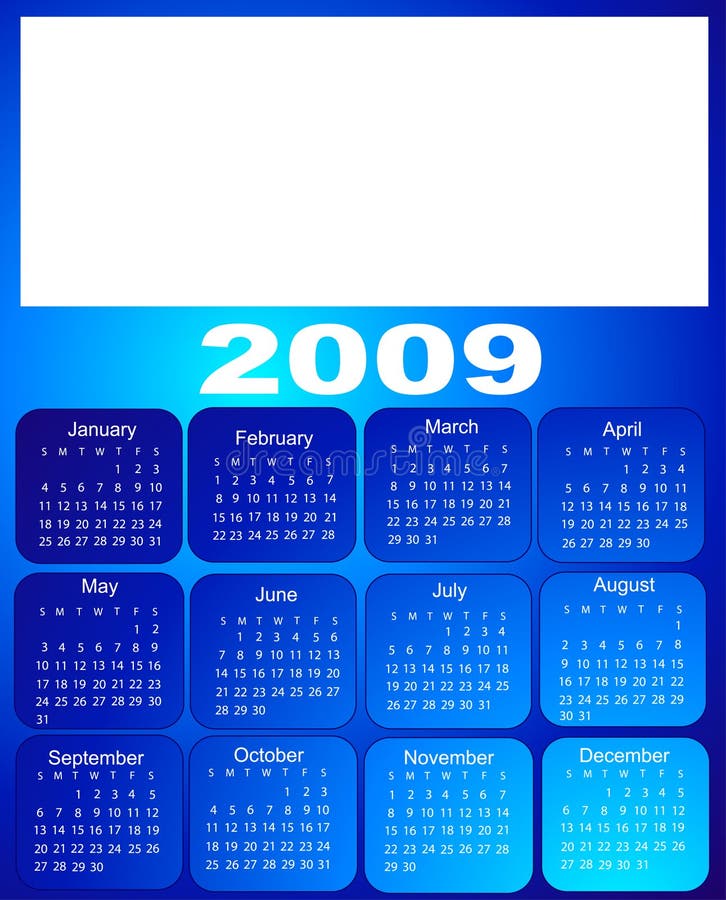 Kalender 2009 stockfoto. Bild von dienstag, märz, samstag - 5533630