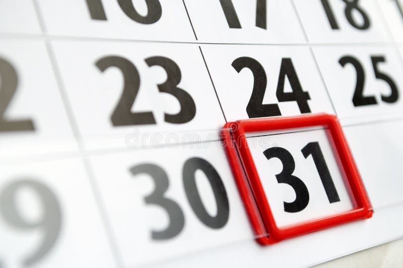 Kalenderseite stockfoto. Bild von kalender, planer, vorbereitet - 23259184