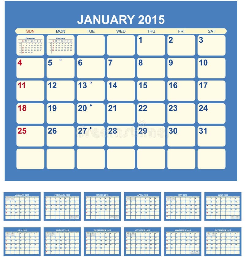 2015 Kalender: Maand Van Mei Stock Illustratie - Illustration of ...