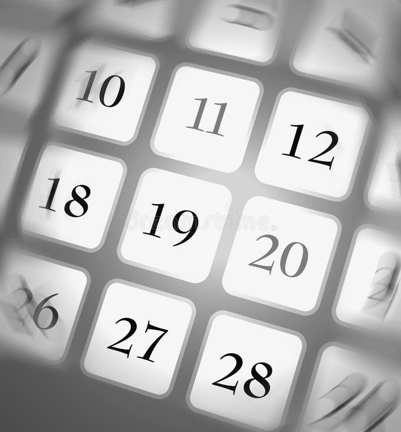 Kalender stock abbildung. Illustration von heute, sonderkommando - 7717746