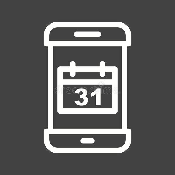 Kalender-APP stock abbildung. Illustration von auslegung - 82381765