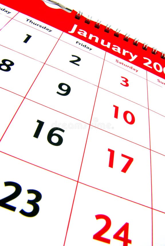 Kalender-Januar-Monat stockfoto. Bild von abbildung, begrifflich - 7208520