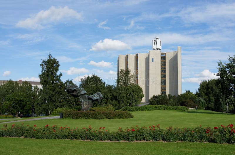Kaleva Kyrka, Tammerfors, Finland Fotografering för Bildbyråer - Bild ...