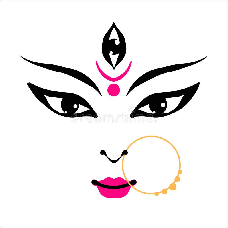 Devi Face Stock Illustrations – 2,878 Devi Face Stock Illustrations ...