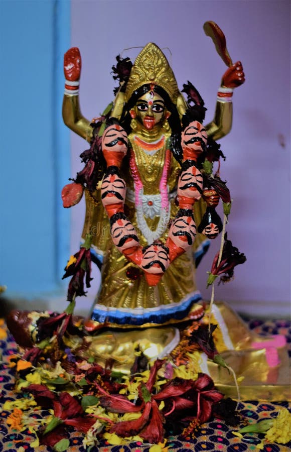 Kali temple stock image. Image of kali, hand, temple - 139338915