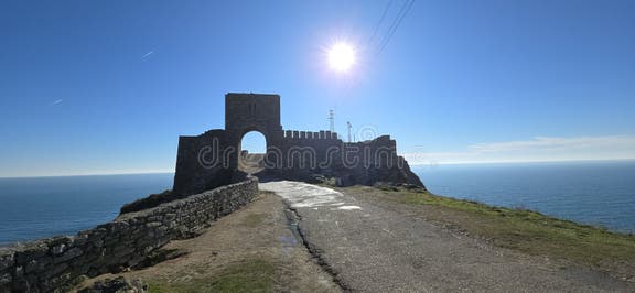 Kaliakra Cape Old Citadel at Day Stock Photo - Image of cape, kaliakra ...