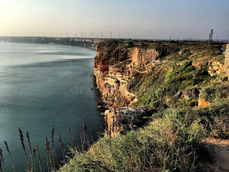 Kaliakra stock image. Image of rocks, sunset, bulgaria - 63923529