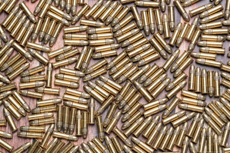 22 kaliber rimfire munitie stock afbeelding. Image of punt - 79323691