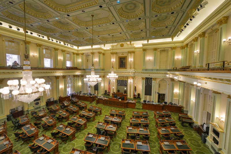 Sacramento-Kapitol-Errichten Rundbau, Kalifornien Stockfoto - Bild von ...