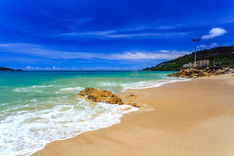 Kalim Beach in Twilight at Phuket, Thailand, Stock Photo - Image of ...