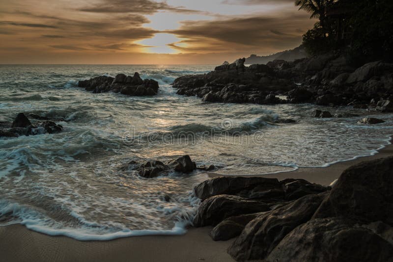 Kalim Beach, Phuket, Thailand Stock Image - Image of atmosphere, nature ...