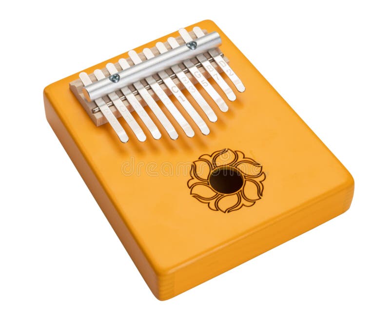 African Musical Instrument Kalimba Top View Stock Photo - Image of ...
