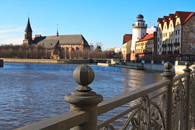 Kaliningrad city stock image. Image of nature, pregel - 19221741