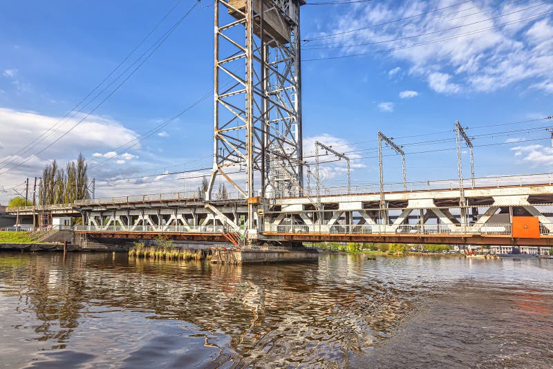 Kaliningrad. Double-deck Drawbridge Editorial Stock Image - Image of ...
