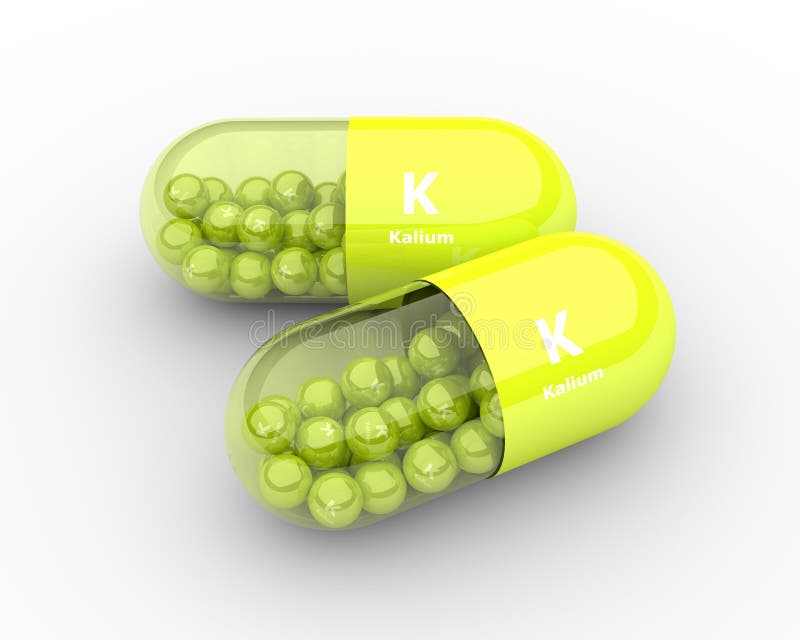 Mineral K Kalium Blue Shining Pill Capsule Icon . Mineral Vitamin ...