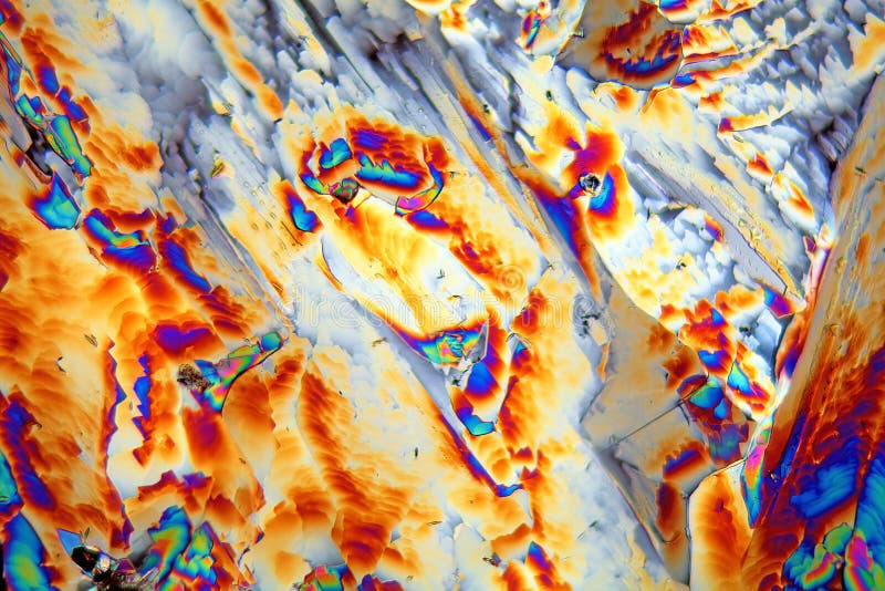 Kaliumsulfat Unter Dem Mikroskop Stockfoto - Bild von mittel, foto ...