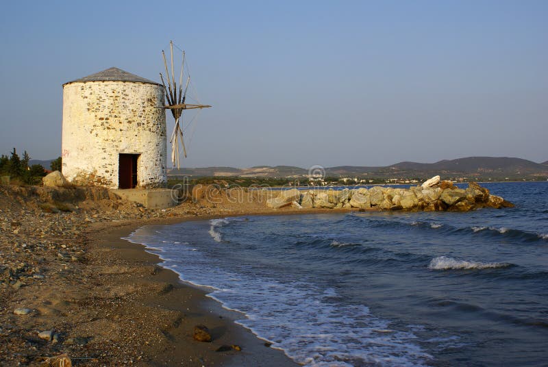 Kalives Beach stock photo. Image of aegean, rural, seaside - 6465952