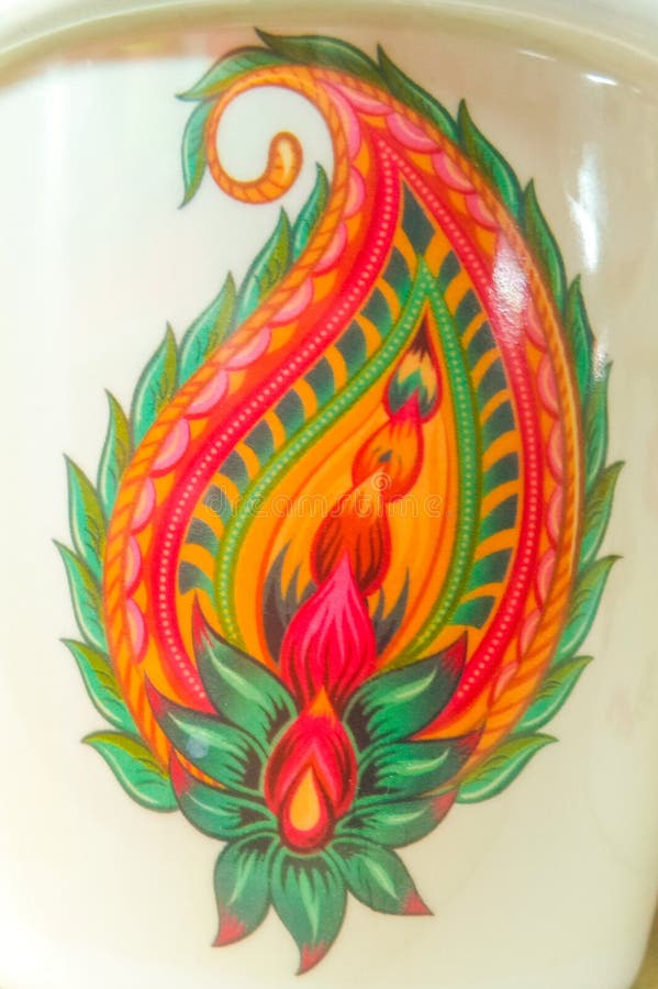 Kalka design on plastic stock photo. Image of green - 185077296