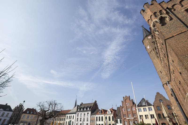 Kalkar Town Germany Historic City Centre Stock Image - Image of ...