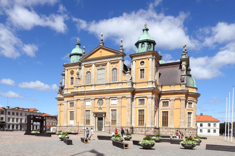 Kalmar cathedral editorial image. Image of beautiful - 190346880