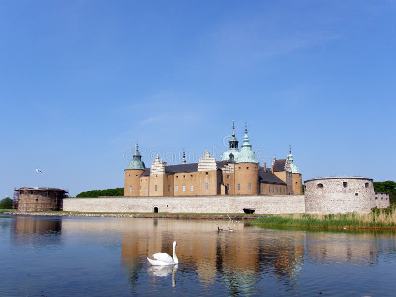 Kalmar slott fotografering för bildbyråer. Bild av arkitektur - 20610697