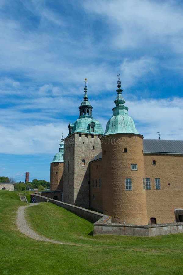Kalmar Slott stock foto. Image of panoramisch, schoonheid - 80986484