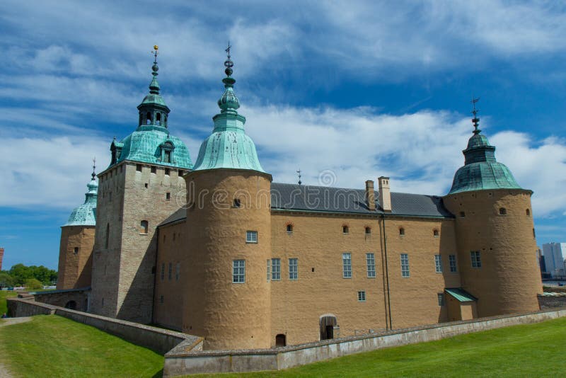 The Kalmar Slott stock image. Image of royal, historical - 80760107