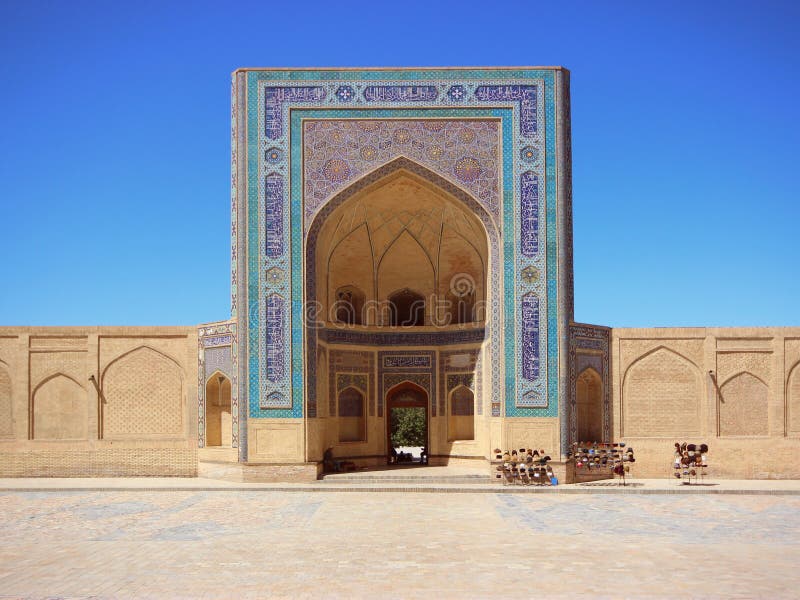The Poi Kalyan Architectural Complex in Bukhara, Uzbekistan Stock Image ...