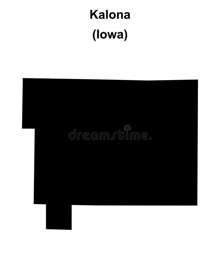 Kalona Outline Map Stock Illustrations – 2 Kalona Outline Map Stock ...