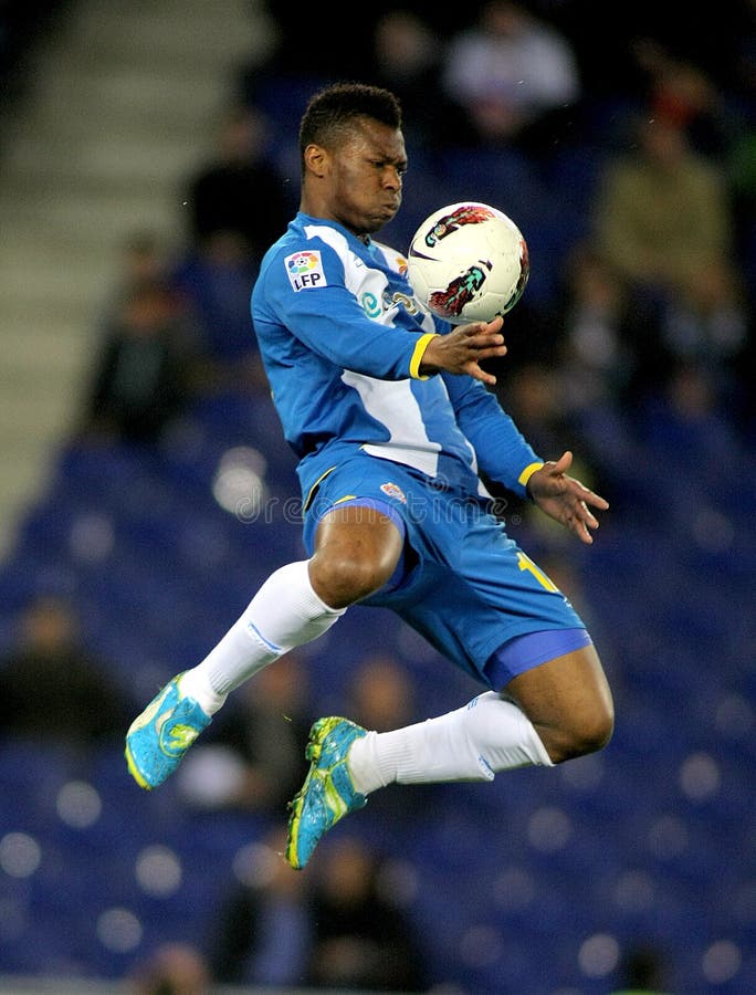 Kalu Uche of RCD Espanyol editorial stock image. Image of deportivo ...