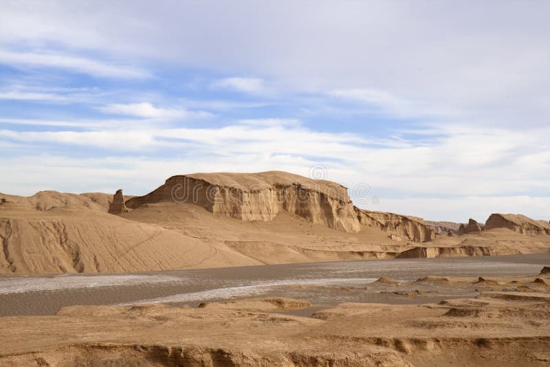 Kalut (Lut) desert stock photo. Image of persia, desert - 15377228