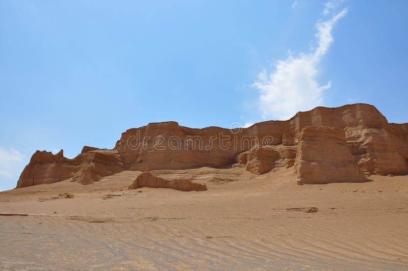 Kalut (Lut) desert stock photo. Image of persia, desert - 15377228