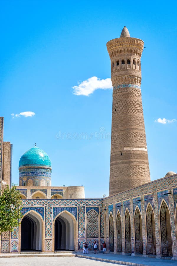 Kalyan mosque, Bukhara editorial stock image. Image of building - 95656074