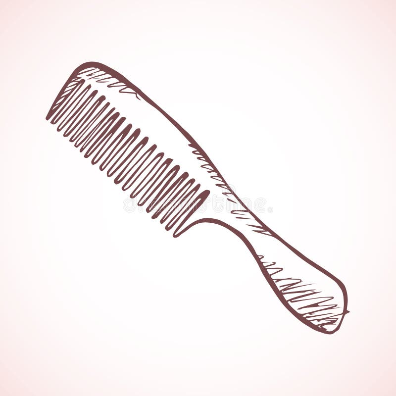 Kam Vector tekening vector illustratie. Illustration of pictogram ...