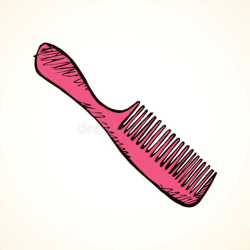 Kam Vector tekening vector illustratie. Illustration of pictogram ...