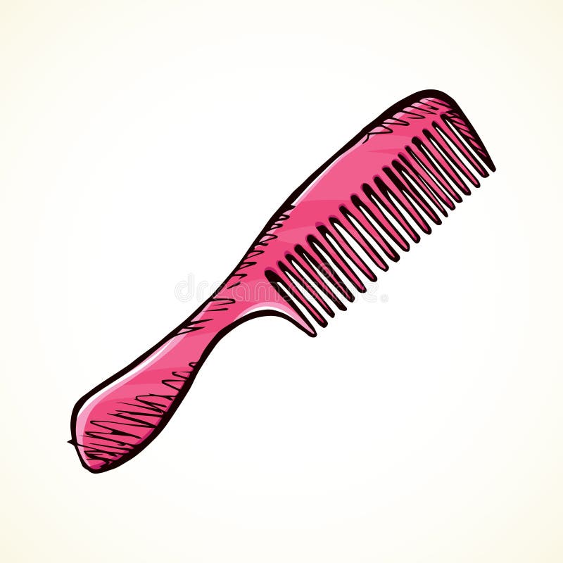 Kam Vector tekening vector illustratie. Illustration of beeld - 81372851