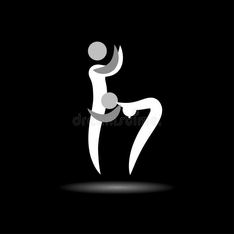 Kama Sutra Sex Pose Man And Woman In Love Yoga Time To Sex Vector